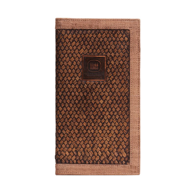 Slim Rattan & Vegan Leather Combo Menu Cover – PHS