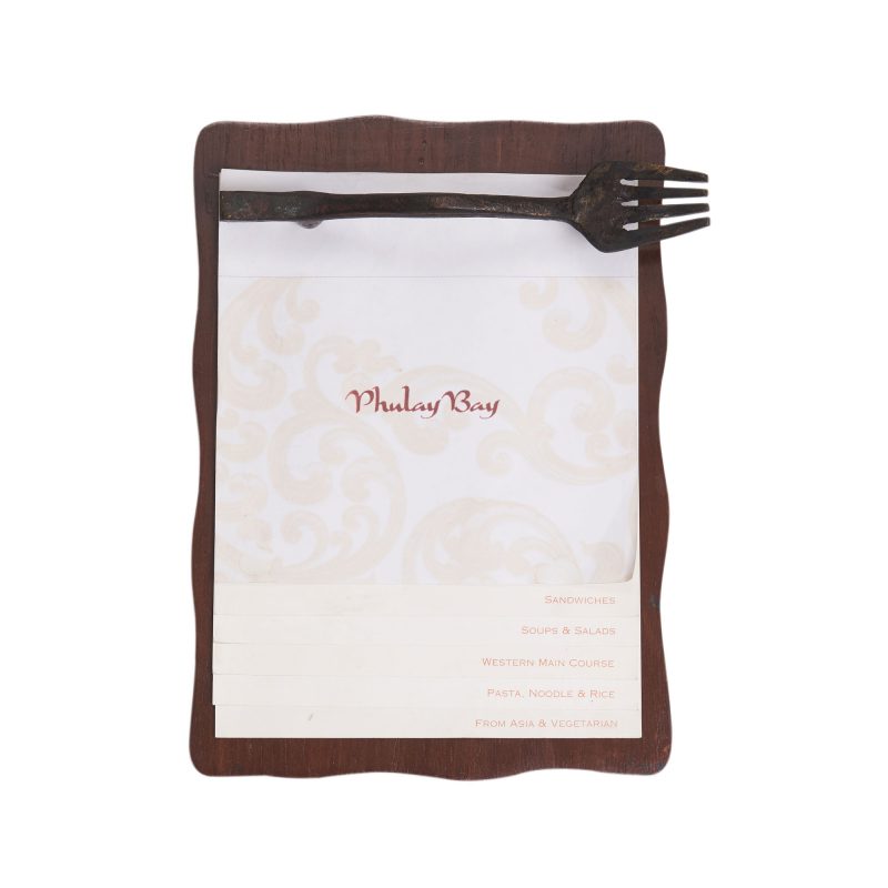 Wood & Metal Combo Menu Cover – PHS